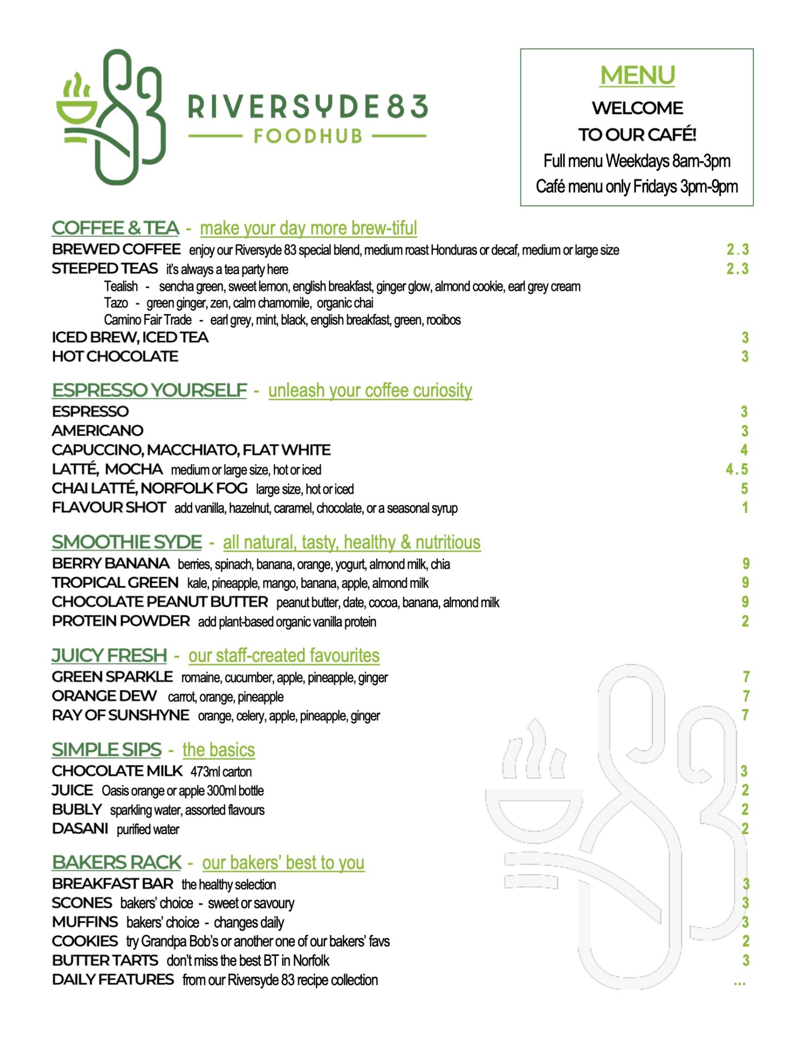 Cafe Eatery | Riversyde 83